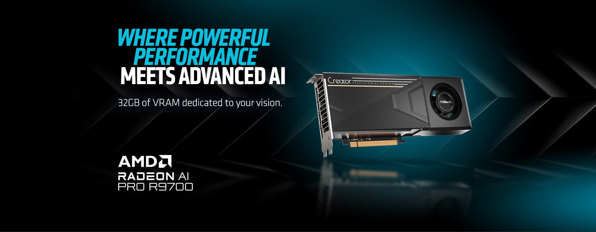 ASRock > AMD Radeon™ AI PRO R9700 Creator 32GB