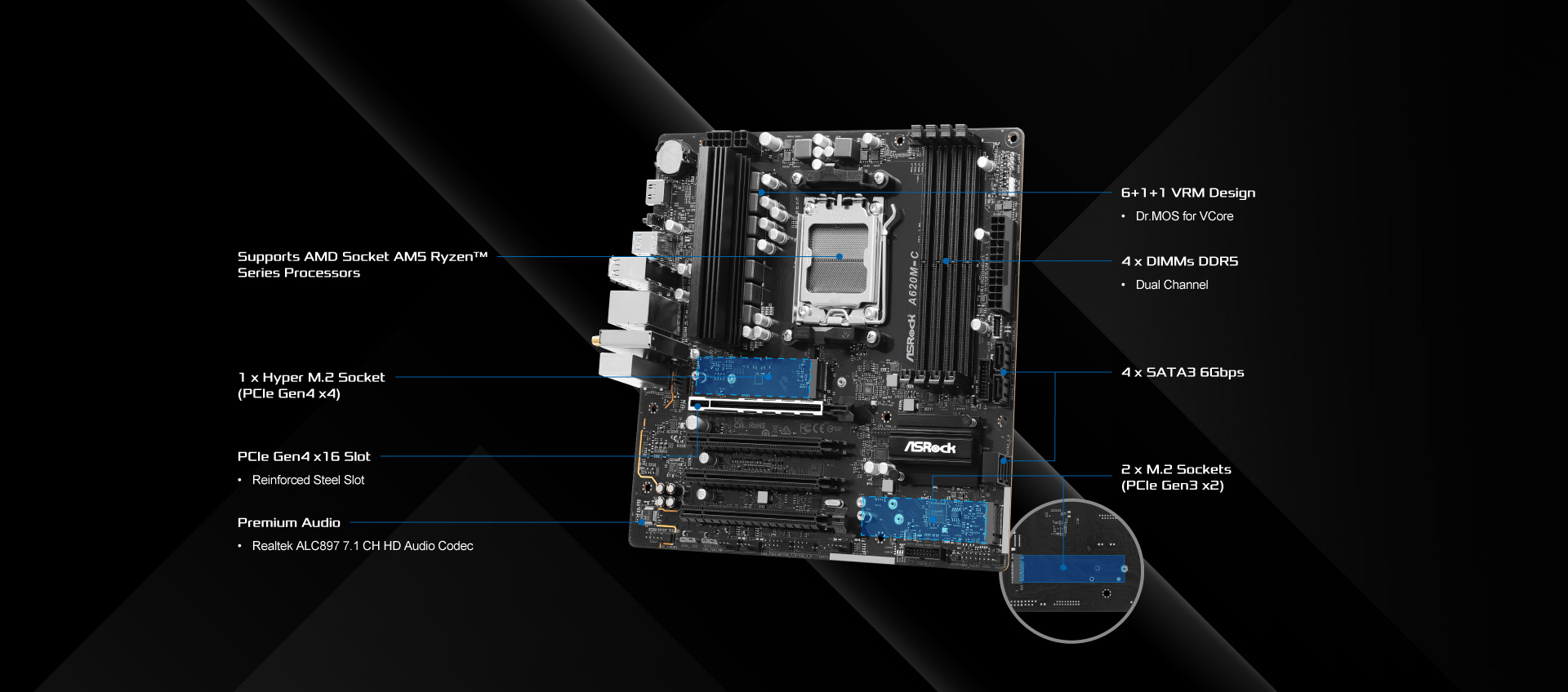 ASRock > A620M-C R2.0