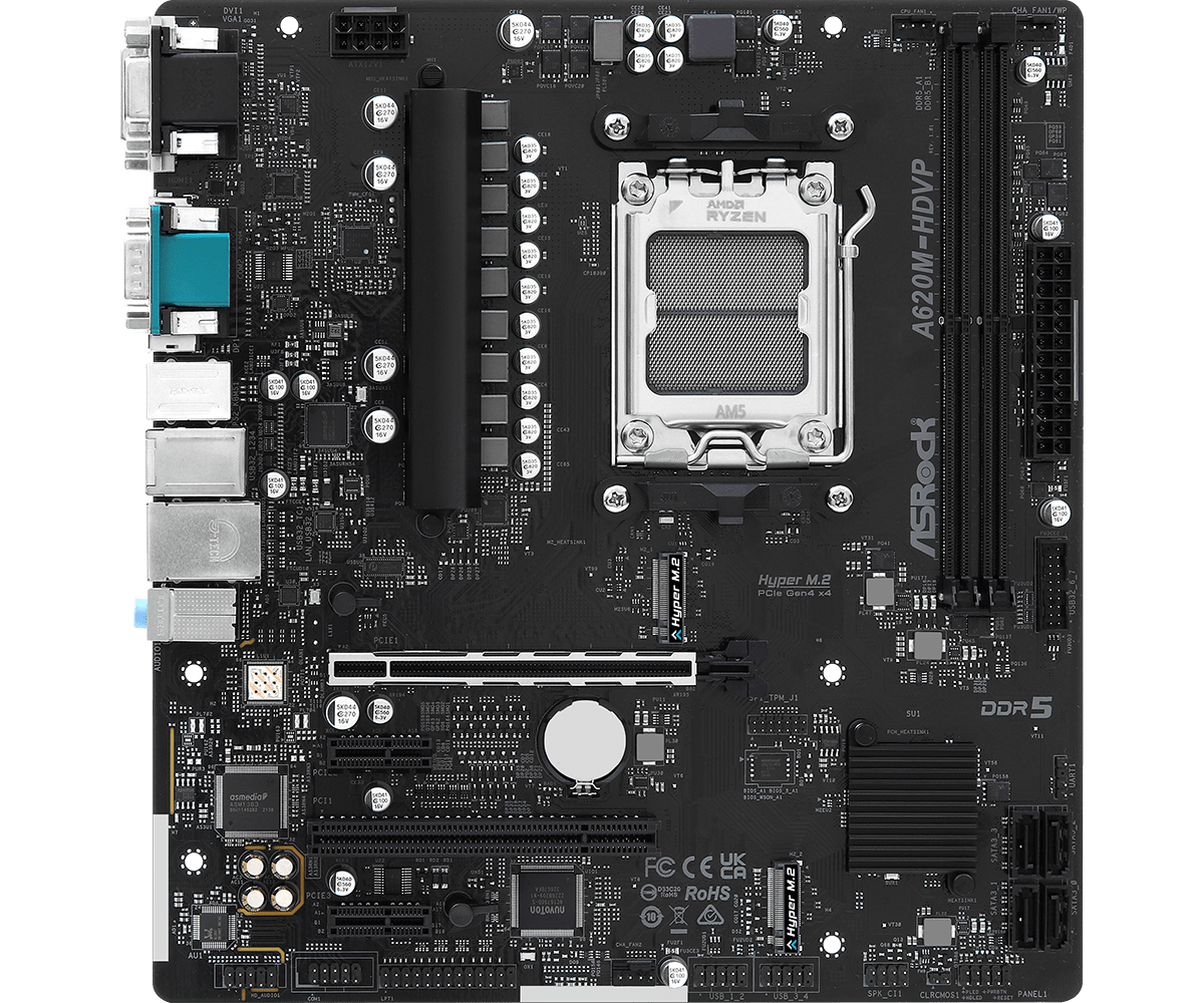ASRock > A620M-HDVP