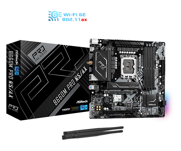 ASRock > B660M Pro RS/ax